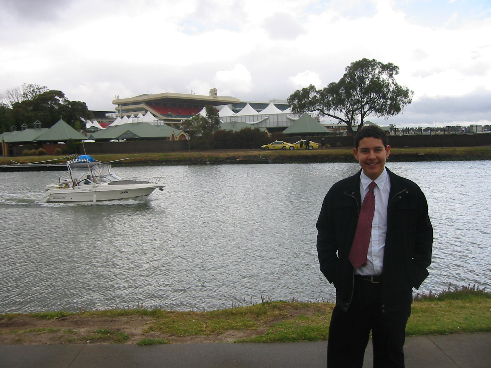 ANDREW HAWKINS: We're in the Melbourne Cup! Now the excitement - and ...